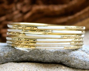White bangle | Etsy
