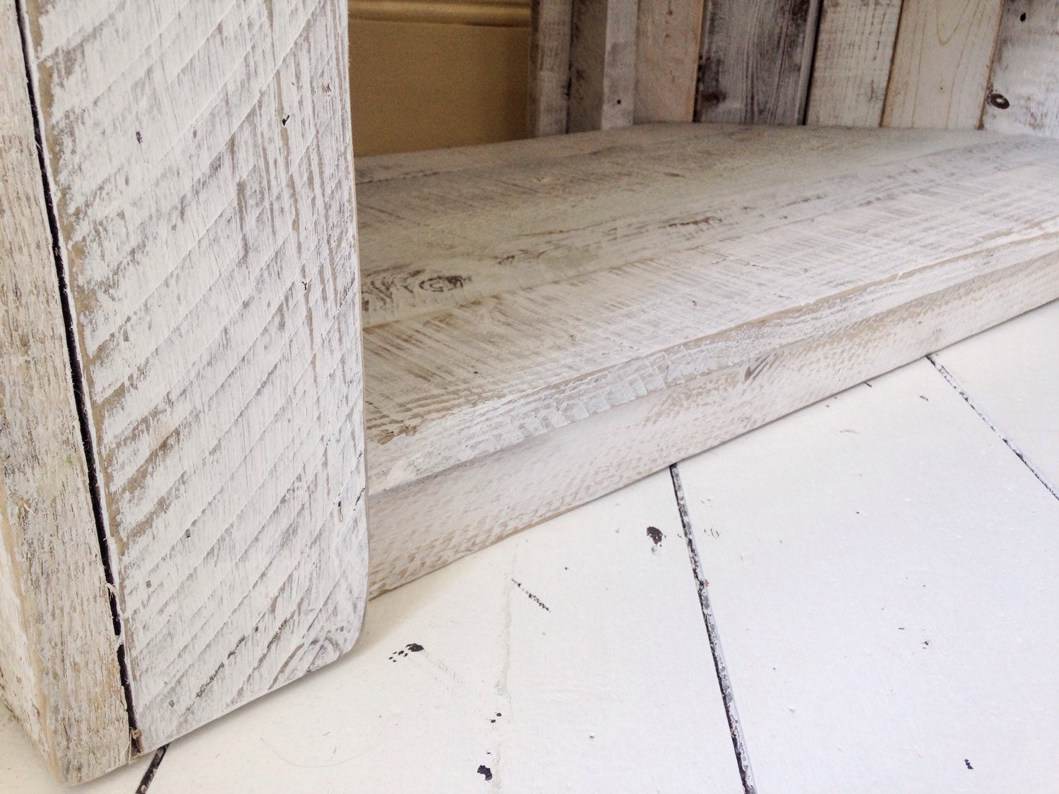 Handmade Rustic Corner Table/Tv Stand With Shelf. Reclaimed