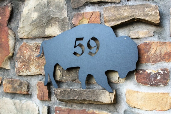 Metal Address Sign Personalized State Sign Street Address