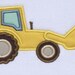 Dozer Applique Design 5 sizes Machine Embroidery Design