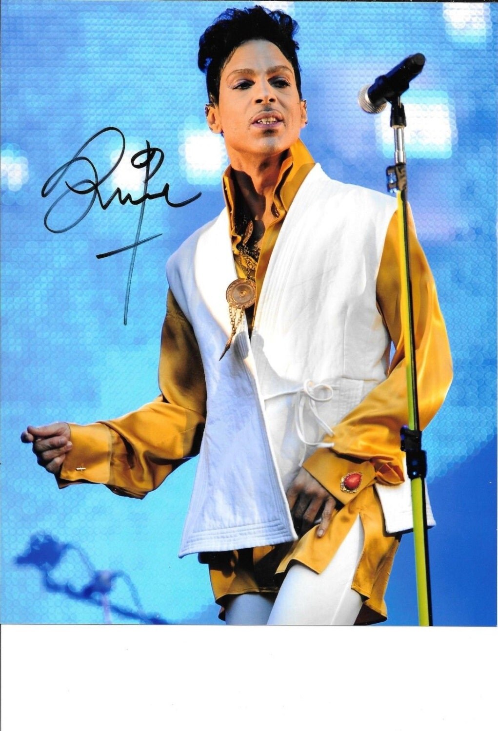 PRINCE SIGNED AUTOGRAPHED 8x10 photo by crystallynnsphotos on Etsy