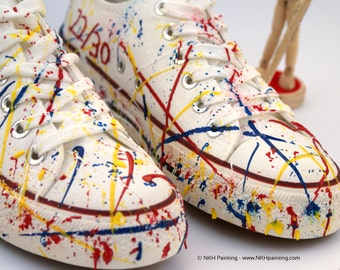 Splatter painting | Etsy