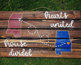 House divided sign | Etsy