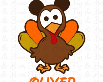 Mickey thanksgiving | Etsy