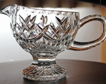 Heavy glass pitcher | Etsy