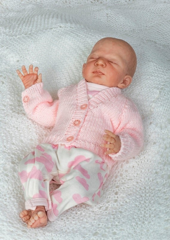 Pdf knitting pattern download for Premature Baby boy or girl