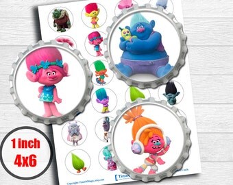 Trolls printables | Etsy