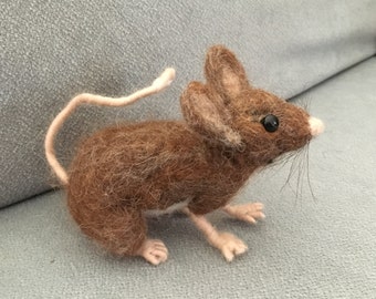 Unique needle felted mouse related items | Etsy