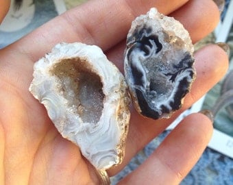 Split geode halves | Etsy