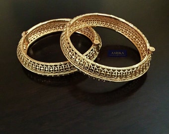 Unique gold filigree bangle related items | Etsy
