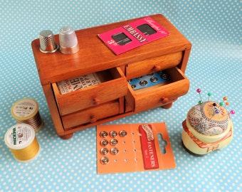 Wood sewing drawer | Etsy