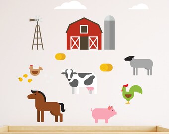 Farm decals | Etsy