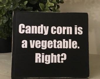 Halloween candy sign | Etsy