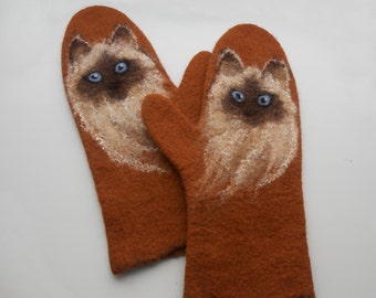 Cat mittens | Etsy