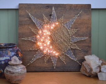 Unique moon on a string related items | Etsy