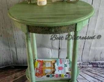 Decoupage table | Etsy