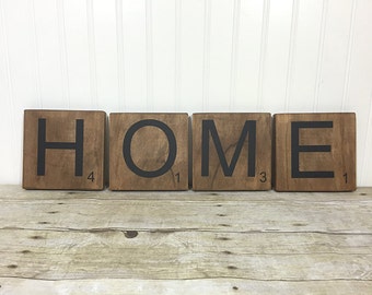 Large scrabble tiles | Etsy