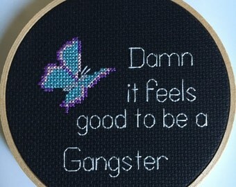 Vulgar cross stitch | Etsy