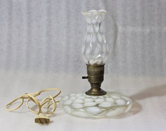 Fenton coin dot lamp | Etsy