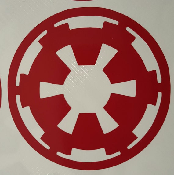 Star Wars Imperial Cog decal