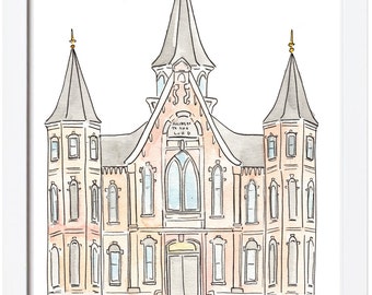 Provo temple | Etsy