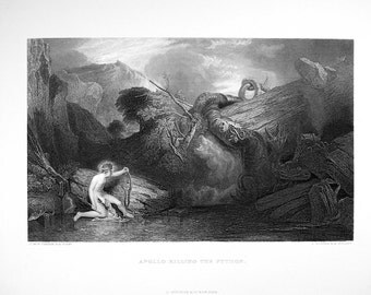 Apollo and python | Etsy