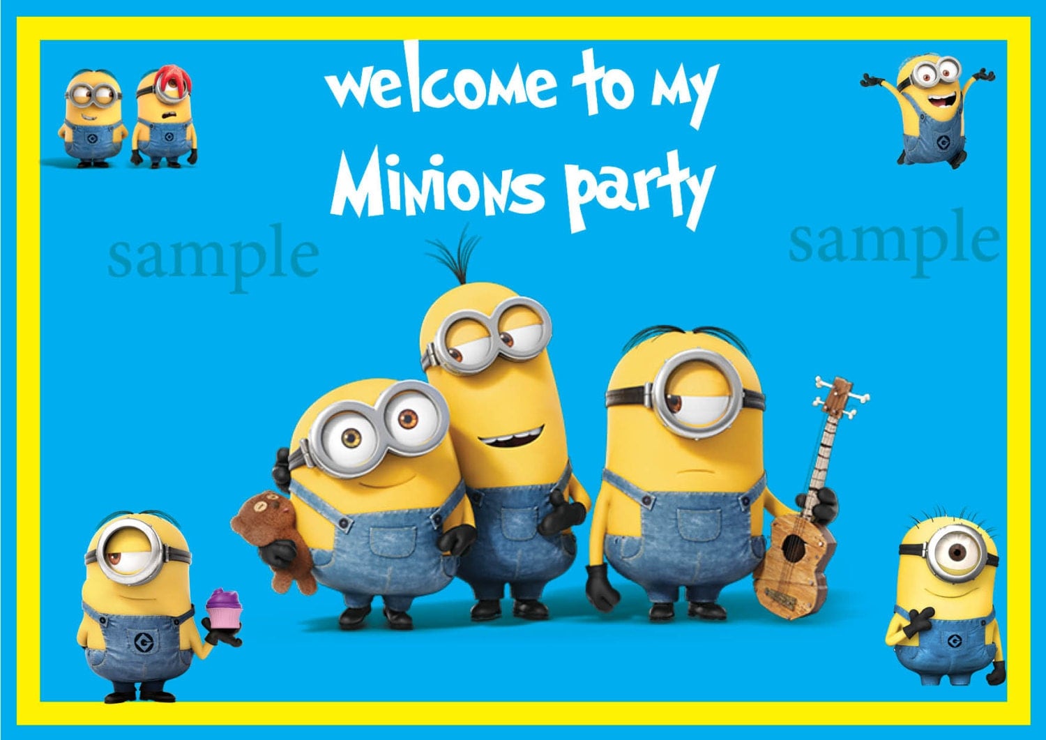 Minions door sign Minions party Minions birthday