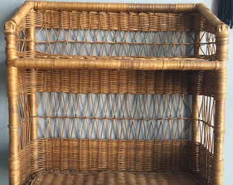 Rattan shelf | Etsy