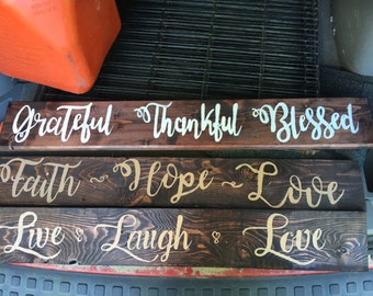 Unique live laugh love hope related items | Etsy