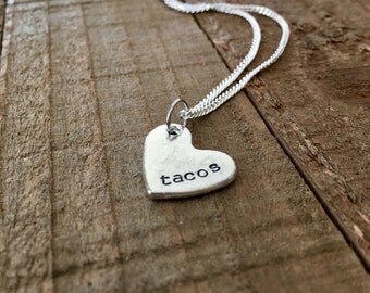 Unique taco necklace related items | Etsy