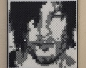 Items similar to Norman Reedus Daryl Dixon Pixel Art Portrait Perler ...