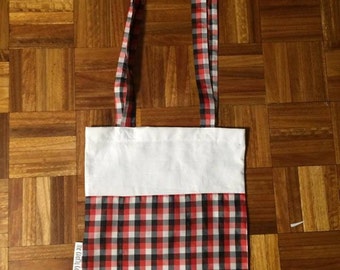 Items similar to Multi-Colored Checkered Bag on Etsy