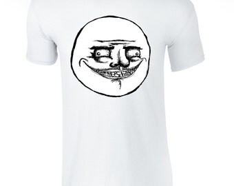 Items similar to Troll Face Key Ring on Etsy