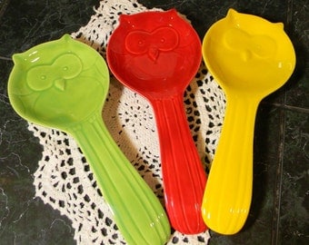 Apple spoon rest | Etsy