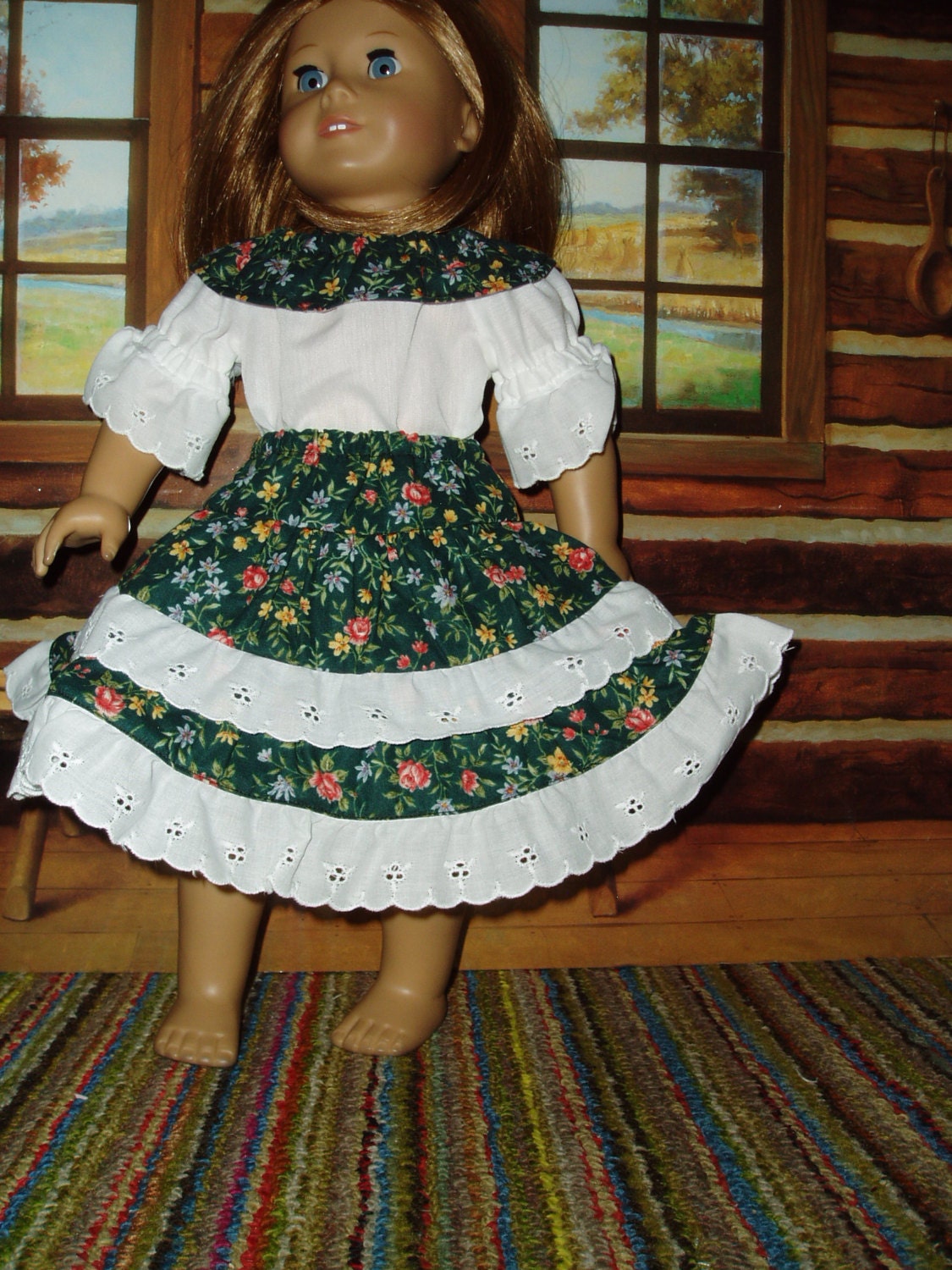 Doll Clothes fits American Girl Dolls & Crocheted by TracysDesigns