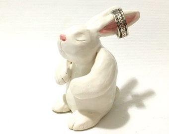 Bunny cake topper | Etsy