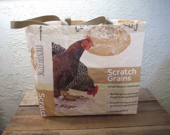 Chicken feed bag | Etsy