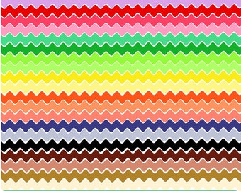 Zig zag border | Etsy