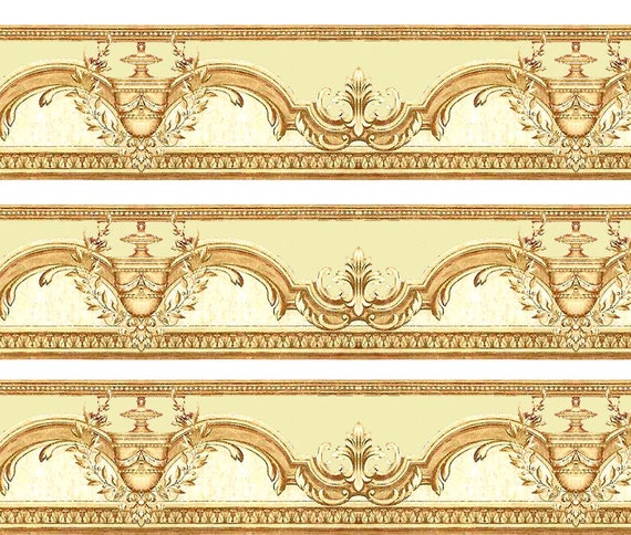 Dolls House Wallpaper Border 77 ins long Quality Paper 1/12th