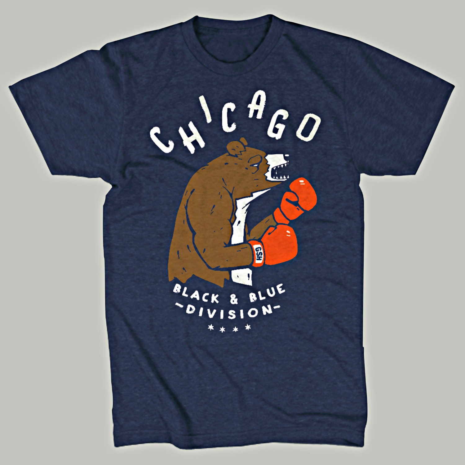 Black & Blue Division Vintage Chicago Bears T-Shirt