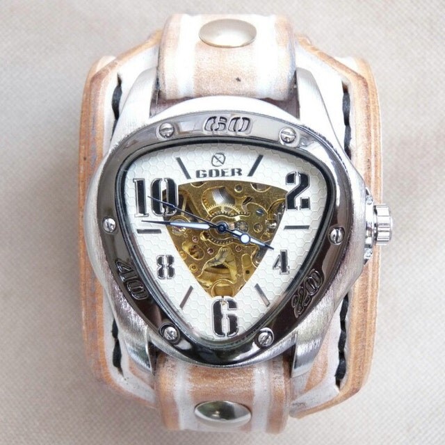 Leather Wrist Watches by loversbracelets on Etsy