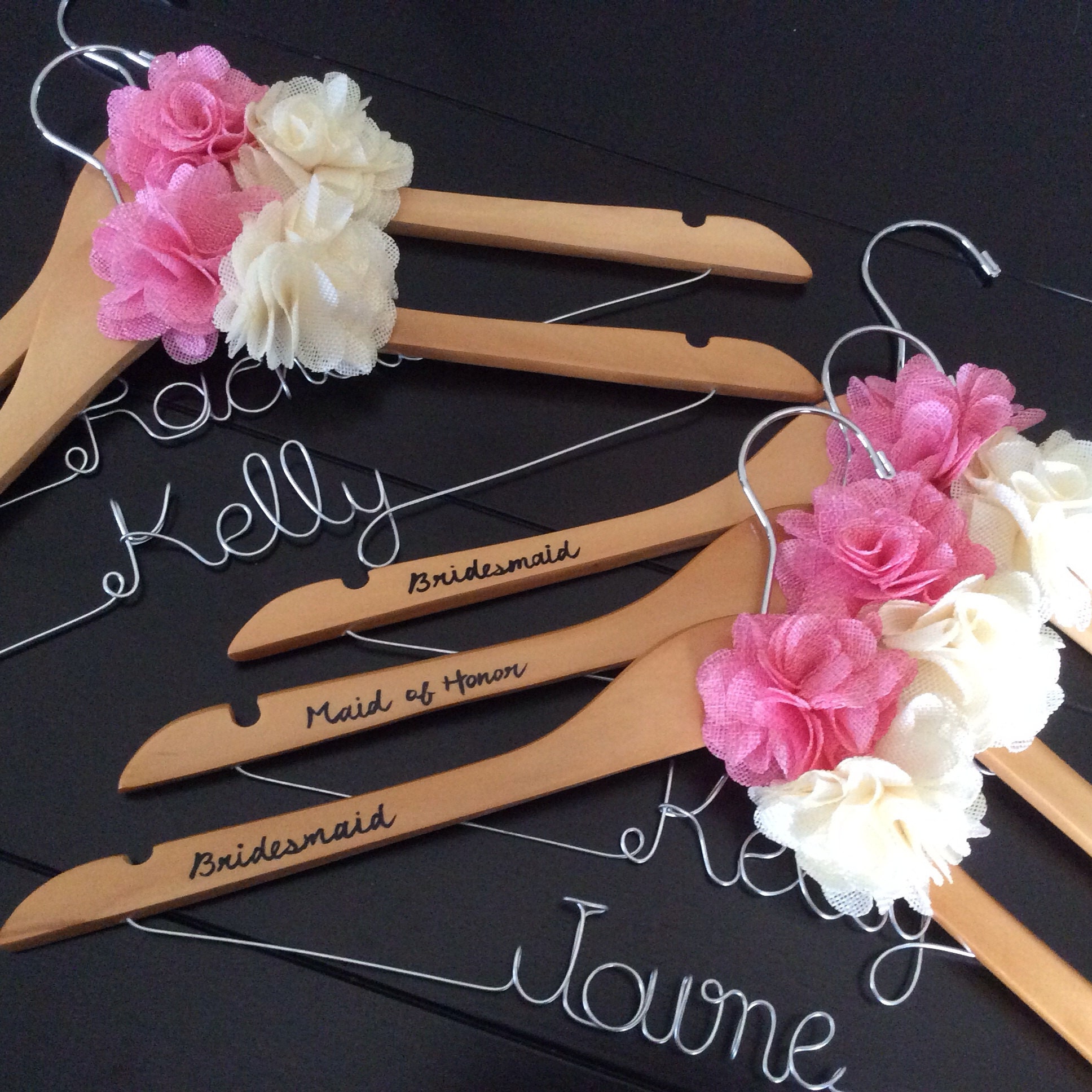 Personalized Custom Bridal Hanger for by HangingWithTheBride
