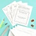5 Printable Guided Journal Pages Starter Kit and Collection