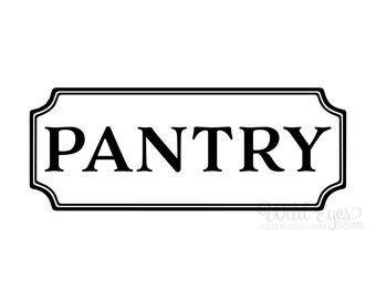 Pantry sign | Etsy