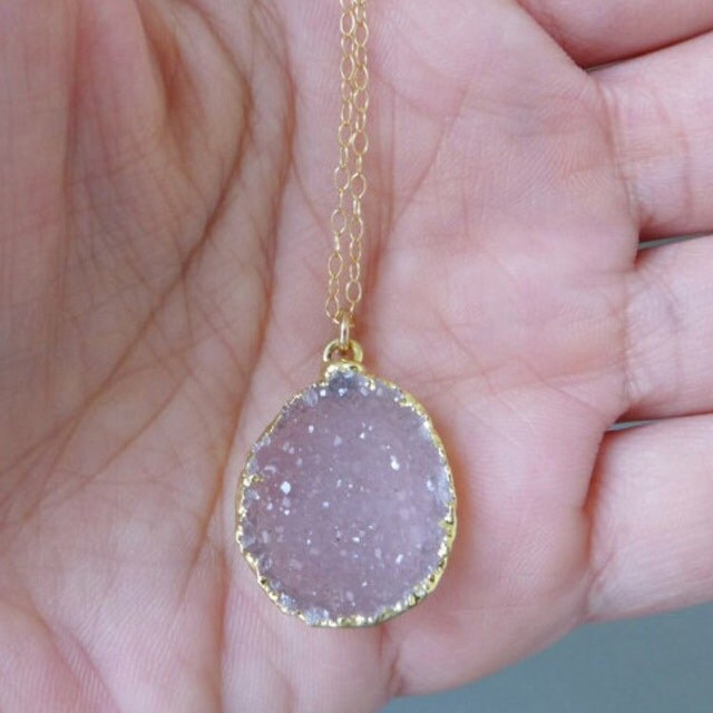 Boho Chic Gemstone & Druzy Jewelry by toccajewelry on Etsy