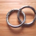 Snap O-Rings Gate Hinged Rings 1.5 Inch / 38mm Silver
