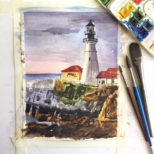 Original Watercolor Paintings from Joseph D'silva by TheJoeyStudio