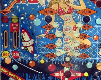 Unique pinball art related items | Etsy