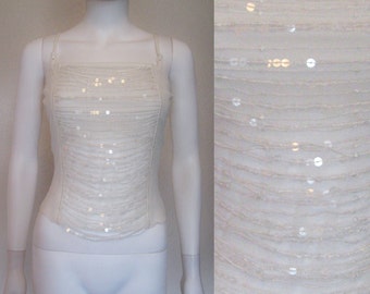 Sequin tank top | Etsy