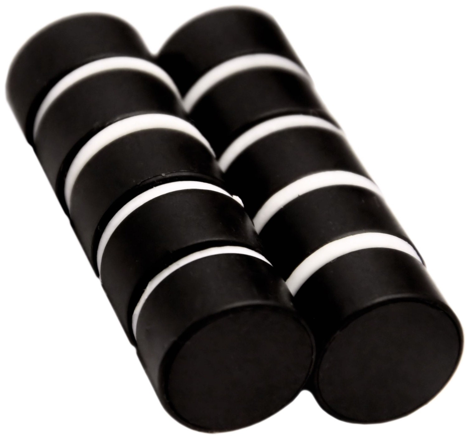 10 Pieces Disc 1/2 Diameter x 1/4 Thick Plastic Coated by Emovendo